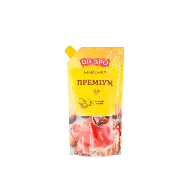 Premium majoneesi 72% 300g Schedro - Ukrainan herkut