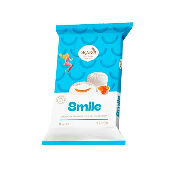 Zefir SMILE Kondensoitu maito 300g Zhako - Ukrainan herkut